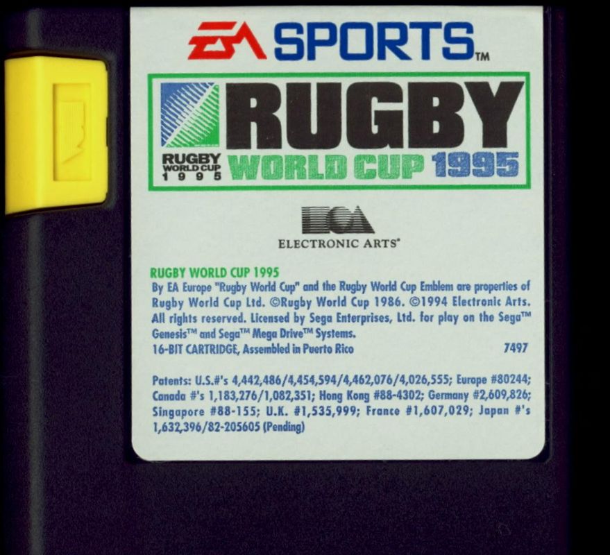 Rugby World Cup 95 cover or packaging material - MobyGames