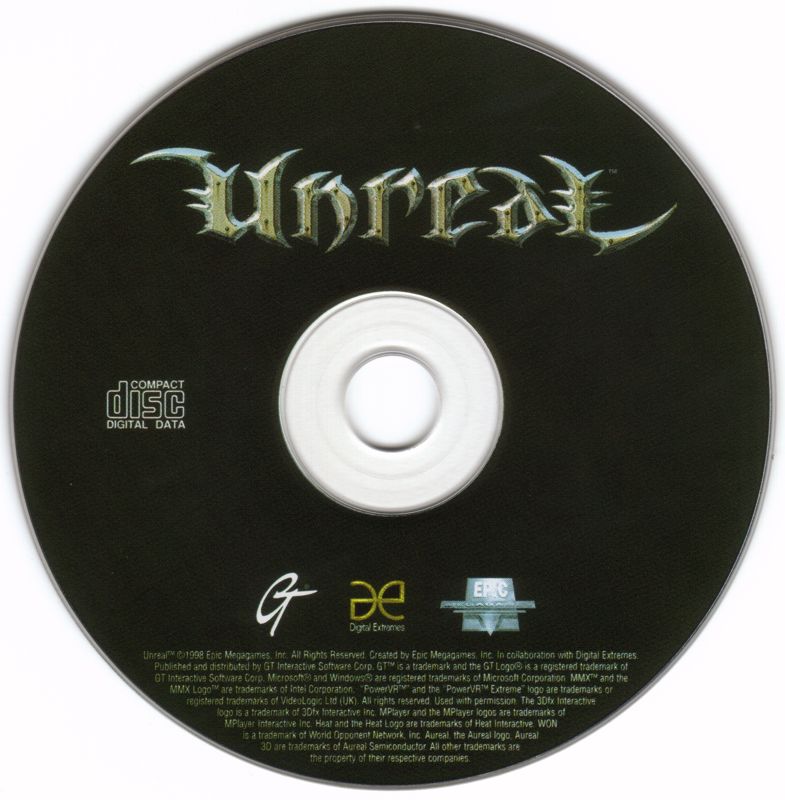 Unreal cover or packaging material - MobyGames