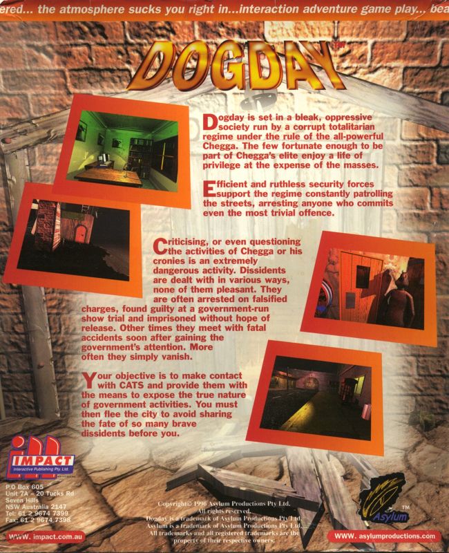 DogDay cover or packaging material - MobyGames