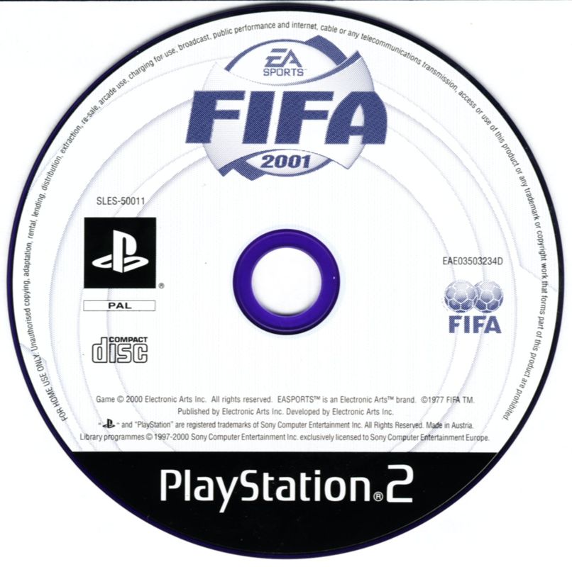 FIFA 2001: Major League Soccer cover or packaging material - MobyGames