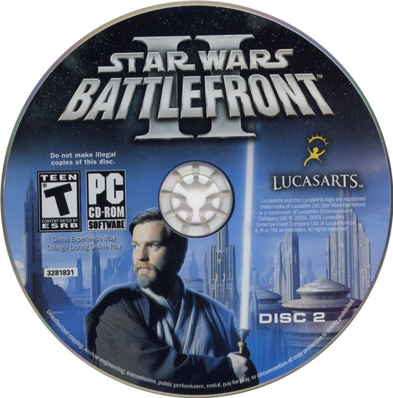 Star Wars: Battlefront II cover or packaging material - MobyGames