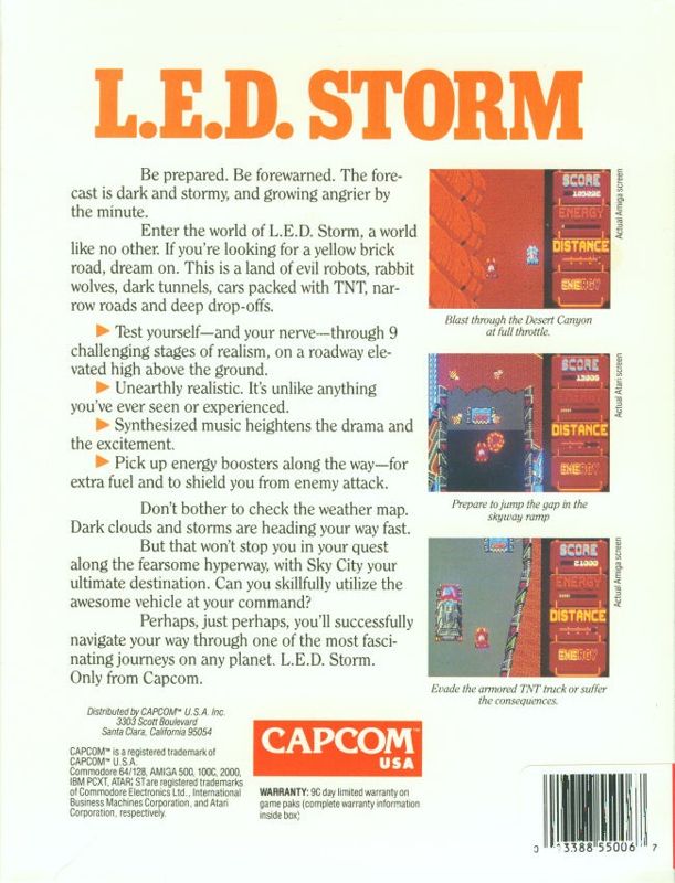L.E.D. Storm cover or packaging material - MobyGames