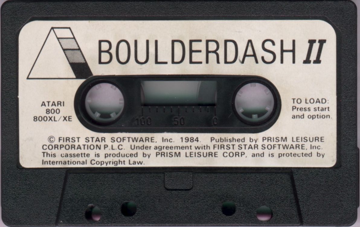 Boulder Dash II: Rockford's Revenge cover or packaging material - MobyGames