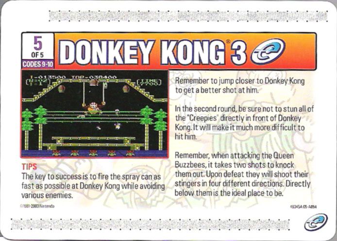 Donkey Kong 3 cover or packaging material - MobyGames