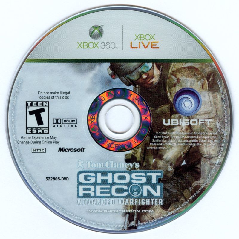 Tom Clancy's Ghost Recon: Advanced Warfighter cover or packaging ...