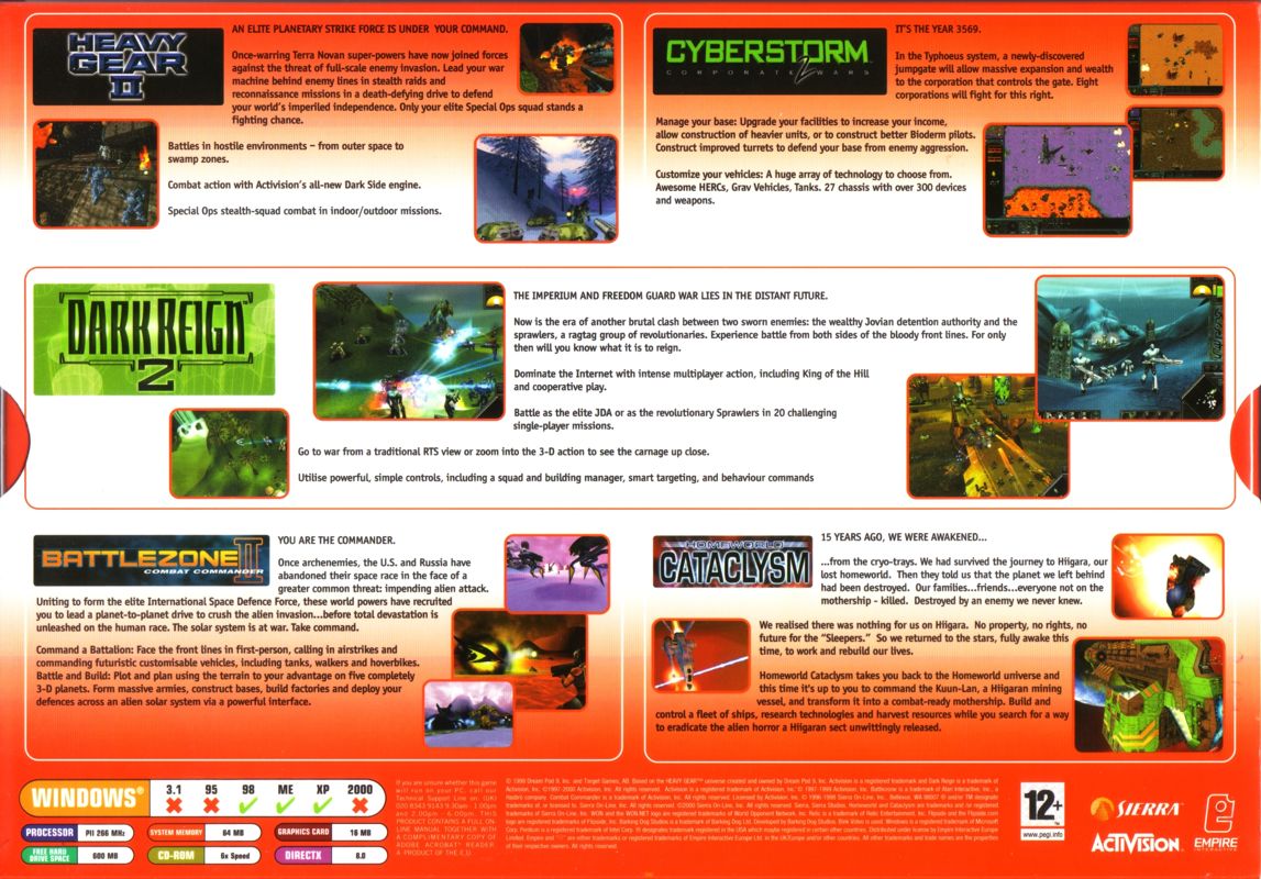 Future War Collection cover or packaging material - MobyGames