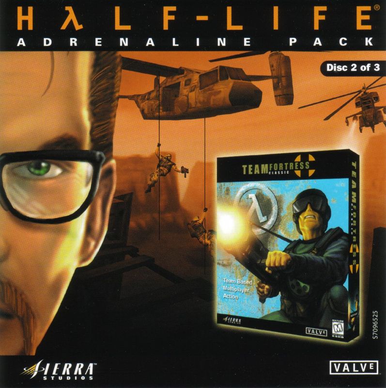 Half-Life: Adrenaline Pack cover or packaging material - MobyGames
