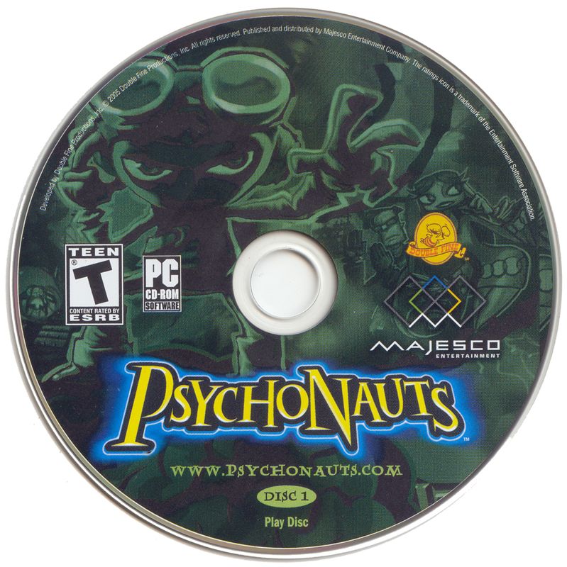 Psychonauts cover or packaging material - MobyGames