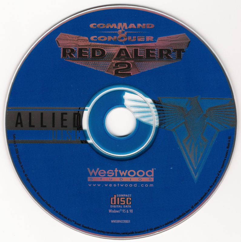 Command & Conquer: Red Alert 2 cover or packaging material - MobyGames