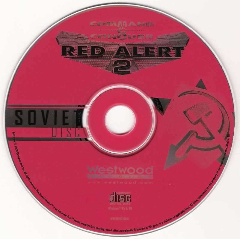Command & Conquer: Red Alert 2 cover or packaging material - MobyGames