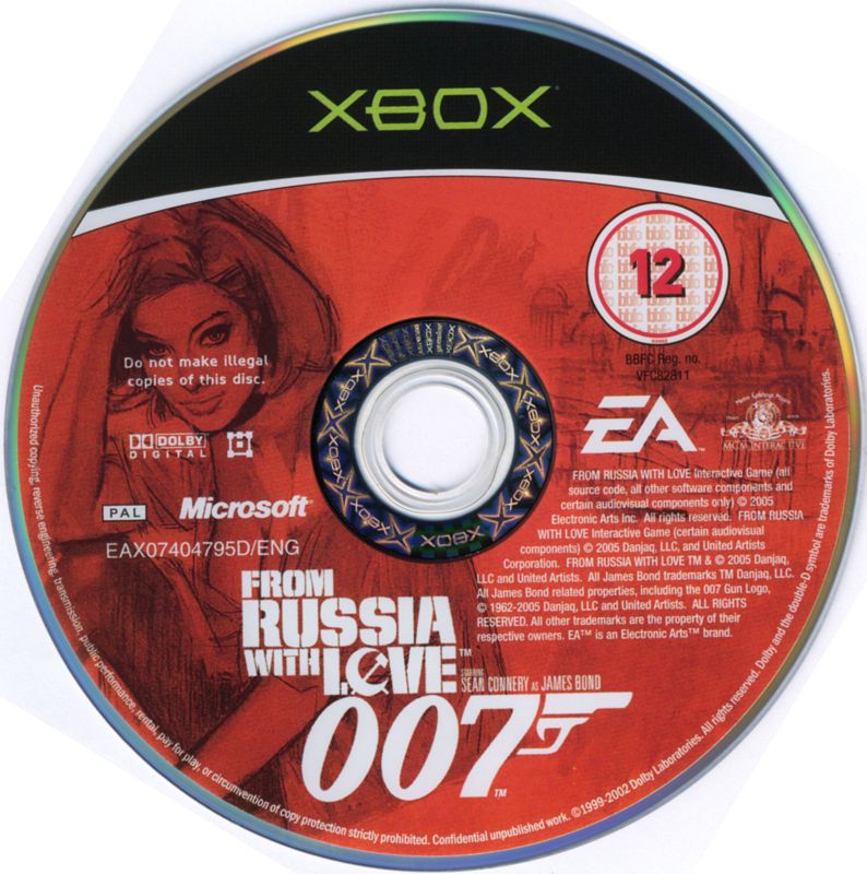 007: From Russia with Love cover or packaging material - MobyGames