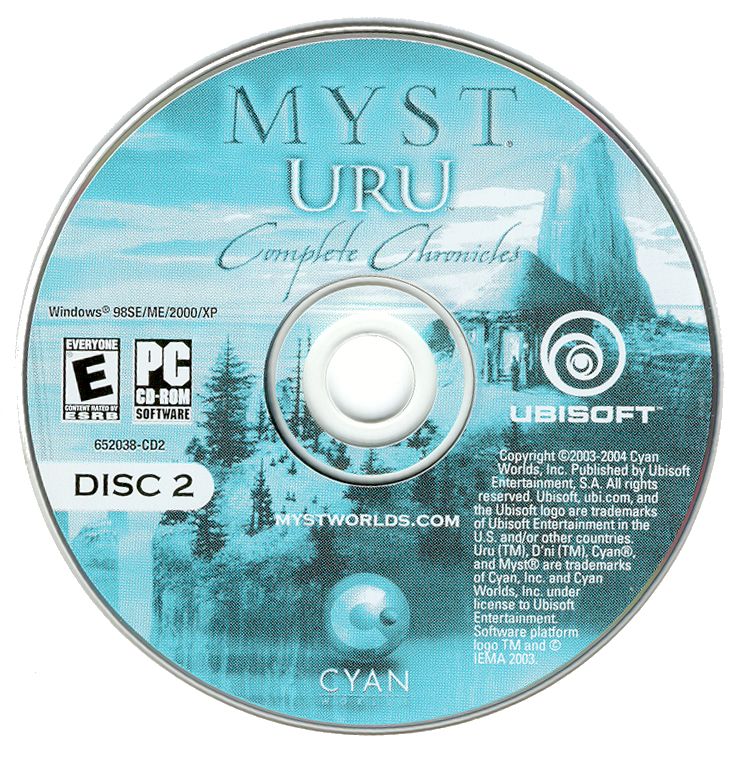 Myst Uru: Complete Chronicles cover or packaging material - MobyGames