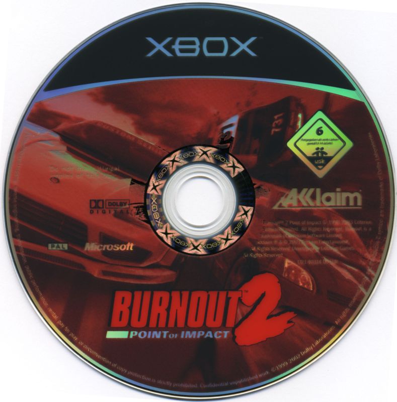 Burnout 2: Point of Impact cover or packaging material - MobyGames
