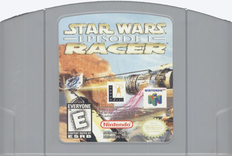 Star Wars: Episode I - Racer cover or packaging material - MobyGames