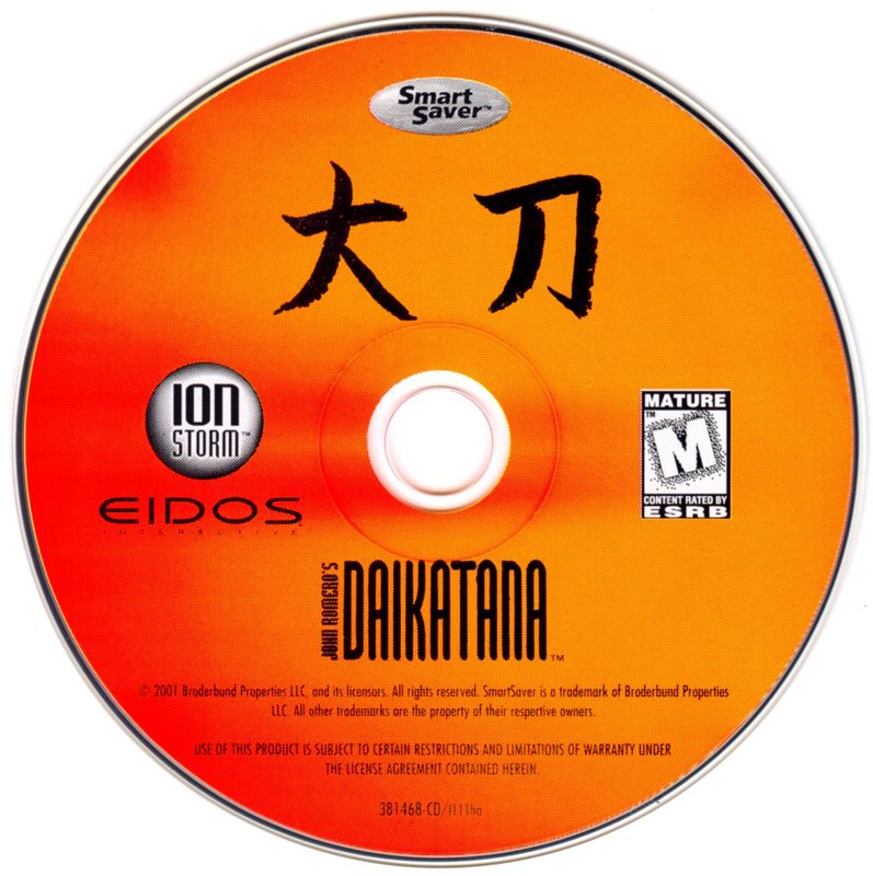 John Romero's Daikatana cover or packaging material - MobyGames