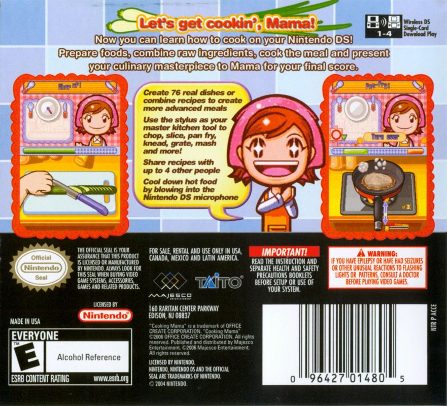 Cooking Mama cover or packaging material - MobyGames