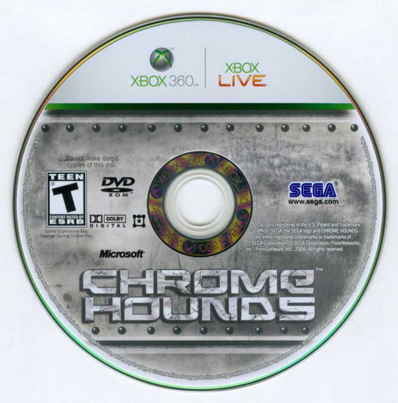 Chromehounds cover or packaging material - MobyGames