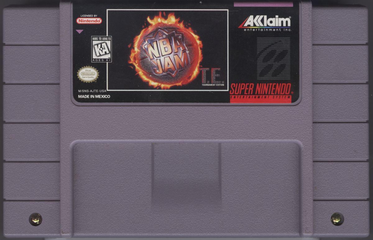 NBA Jam Tournament Edition cover or packaging material - MobyGames
