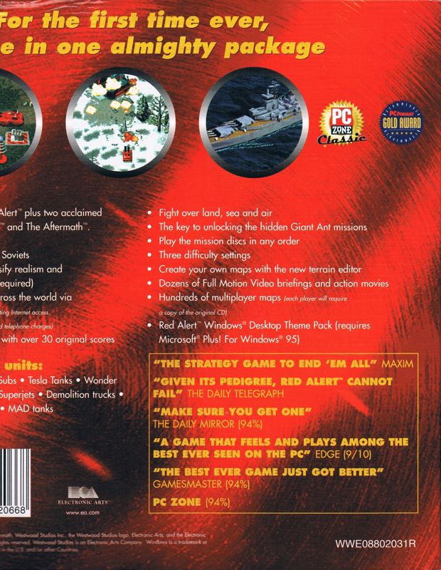 Command & Conquer: Red Alert complete with Counterstrike & The ...