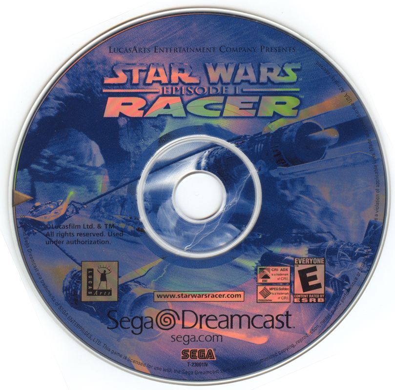 Star Wars: Episode I - Racer cover or packaging material - MobyGames