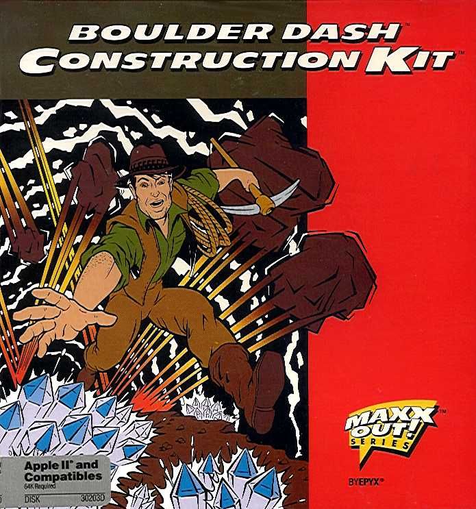 Boulder Dash: Construction Kit cover or packaging material - MobyGames