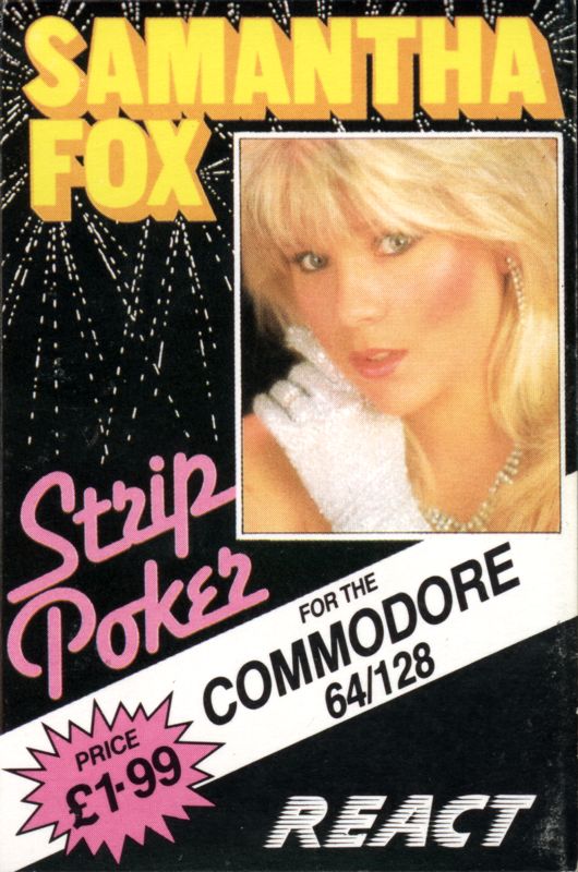 Samantha Fox Strip Poker cover or packaging material - MobyGames