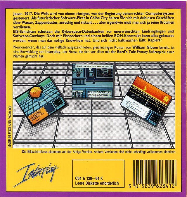 Neuromancer cover or packaging material - MobyGames