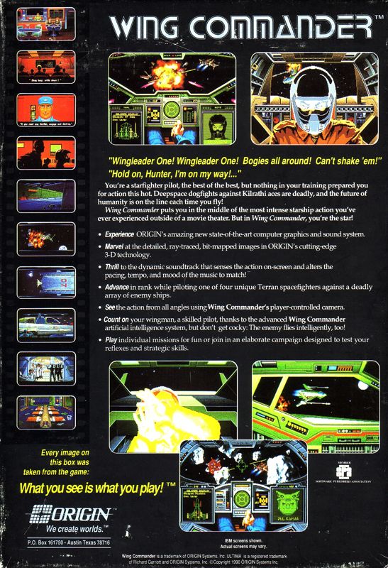 Wing Commander cover or packaging material - MobyGames