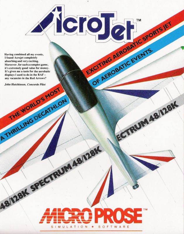Acrojet cover or packaging material - MobyGames