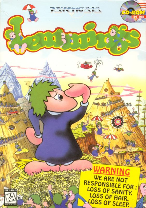 Lemmings cover or packaging material - MobyGames