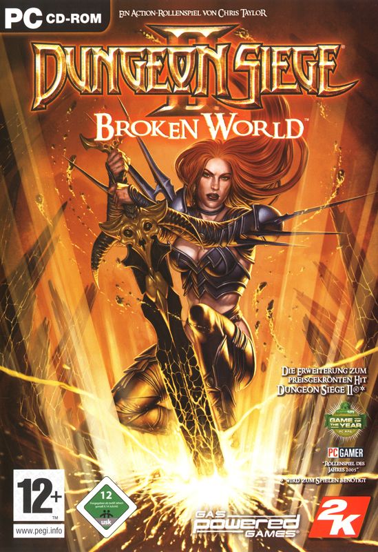 Dungeon Siege II: Broken World cover or packaging material - MobyGames