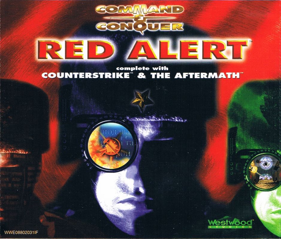 Command & Conquer: Red Alert complete with Counterstrike & The Aftermath cover or packaging ...