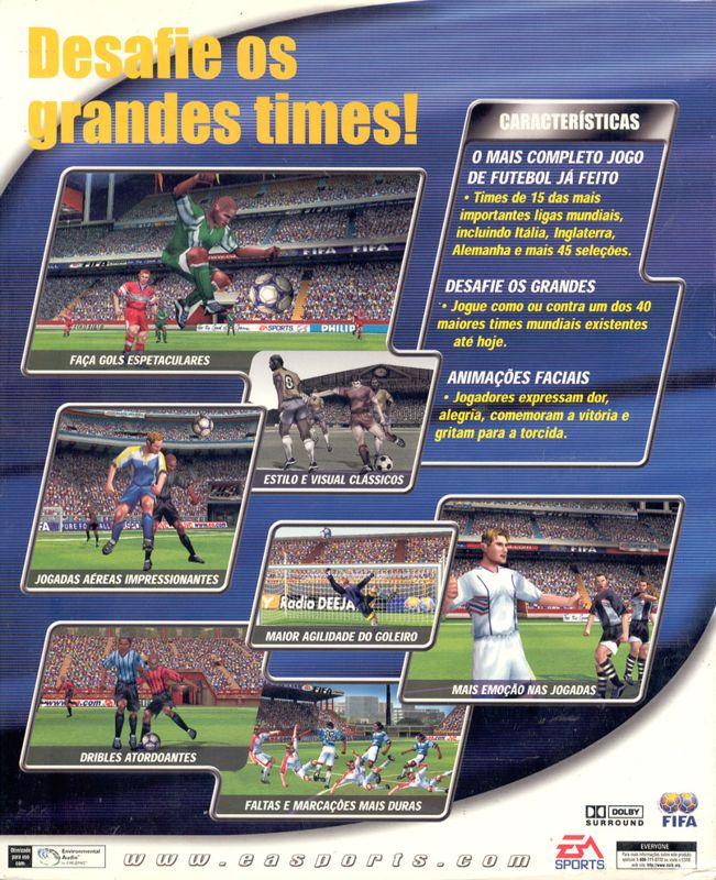 FIFA 2000: Major League Soccer cover or packaging material - MobyGames