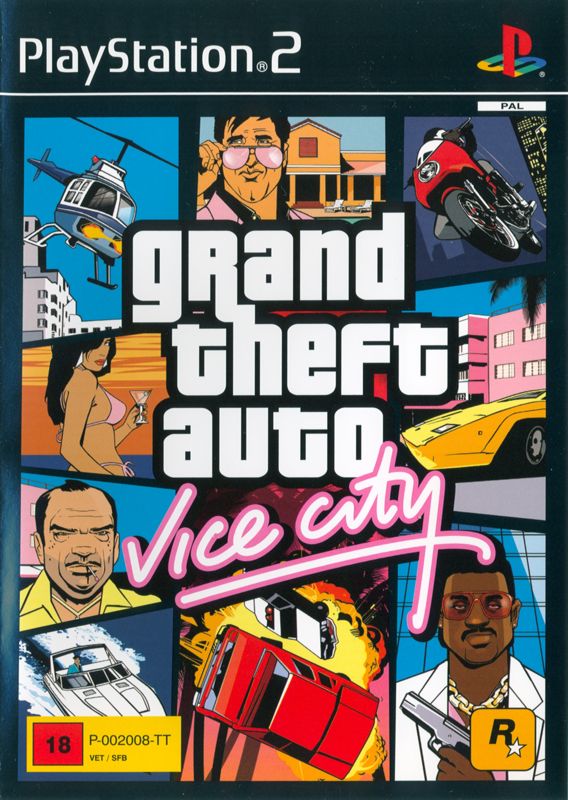 Grand Theft Auto: Vice City cover or packaging material - MobyGames
