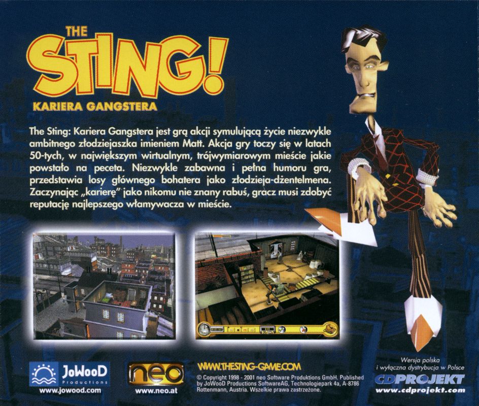 The Sting! cover or packaging material - MobyGames