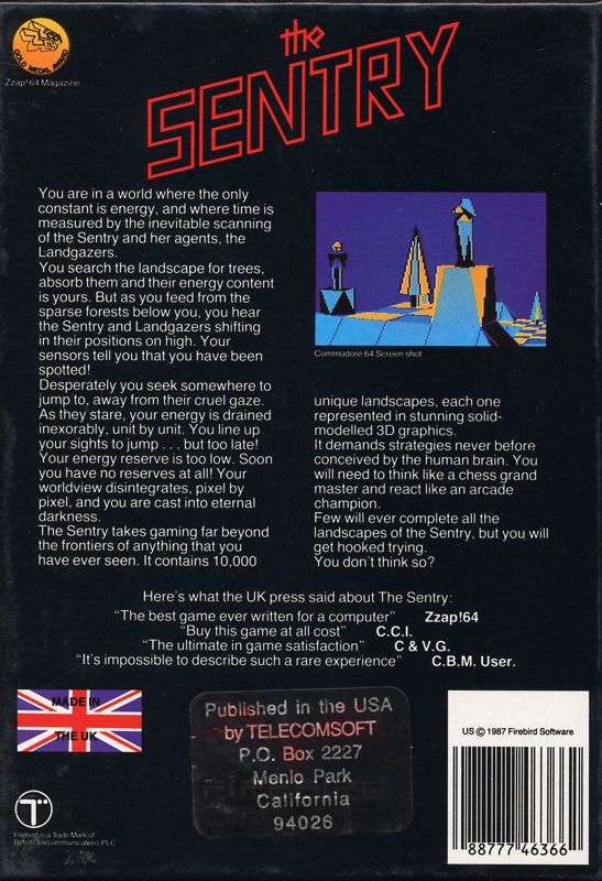 The Sentry cover or packaging material - MobyGames