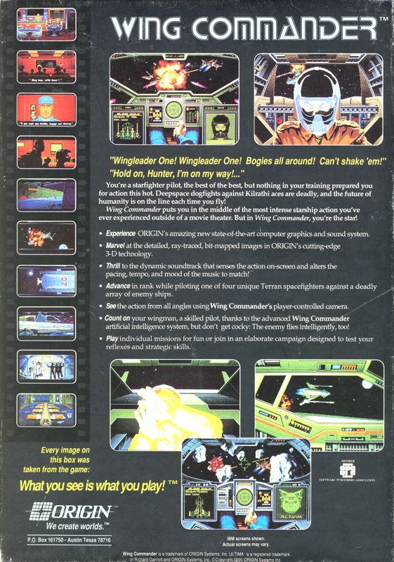 Wing Commander cover or packaging material - MobyGames