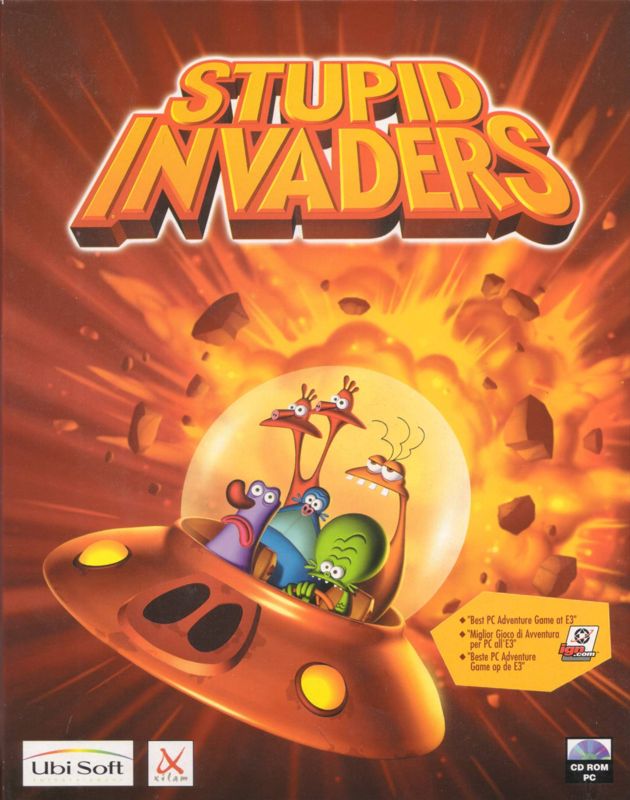 Stupid Invaders cover or packaging material - MobyGames