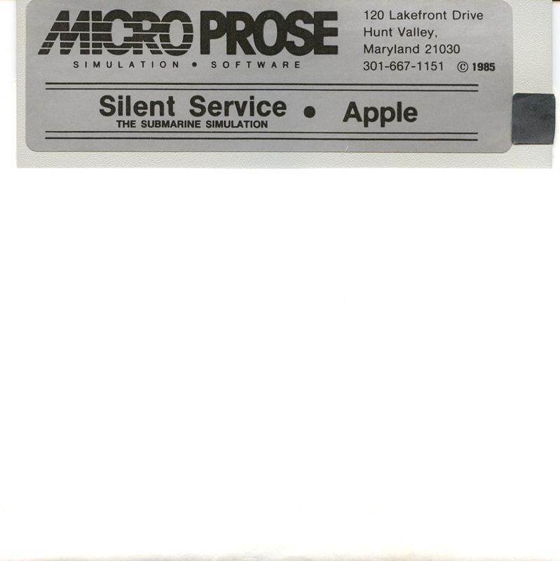 Silent Service cover or packaging material - MobyGames