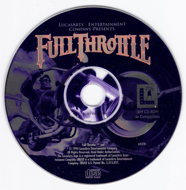 Full Throttle cover or packaging material - MobyGames