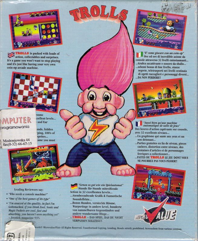 Trolls cover or packaging material - MobyGames