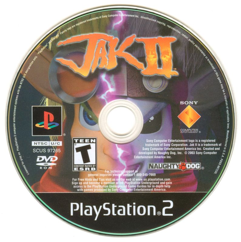 Jak II cover or packaging material - MobyGames