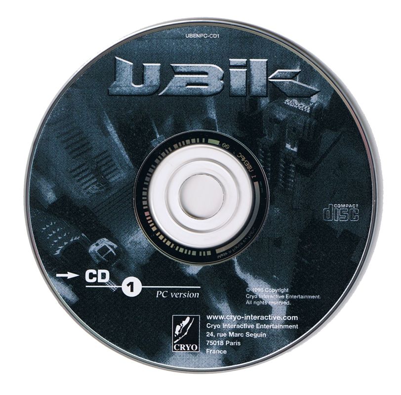 Ubik cover or packaging material - MobyGames