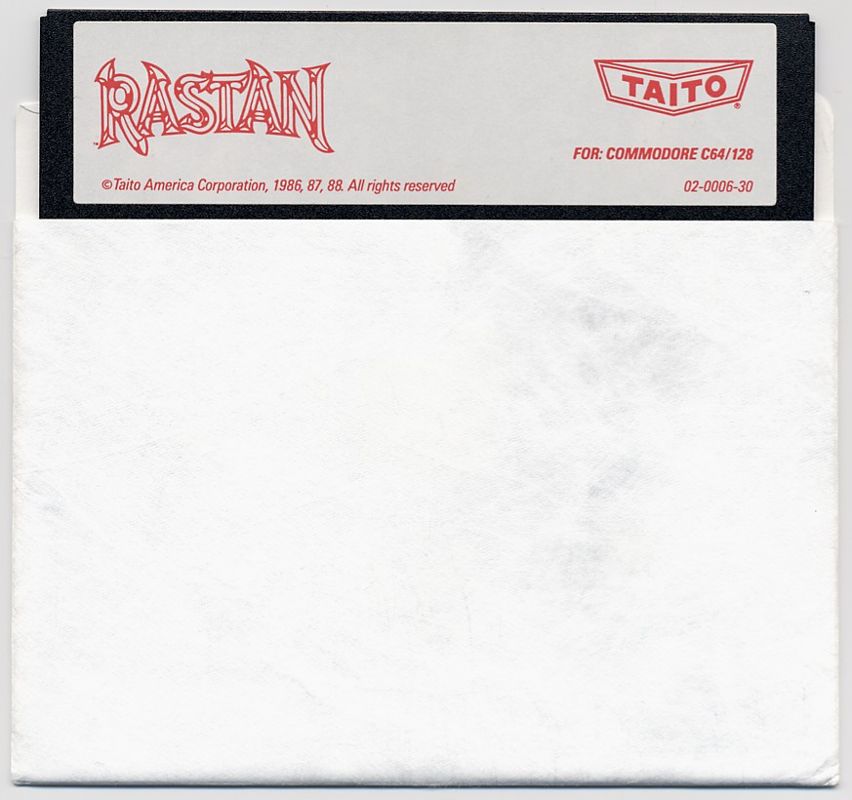 Rastan cover or packaging material - MobyGames