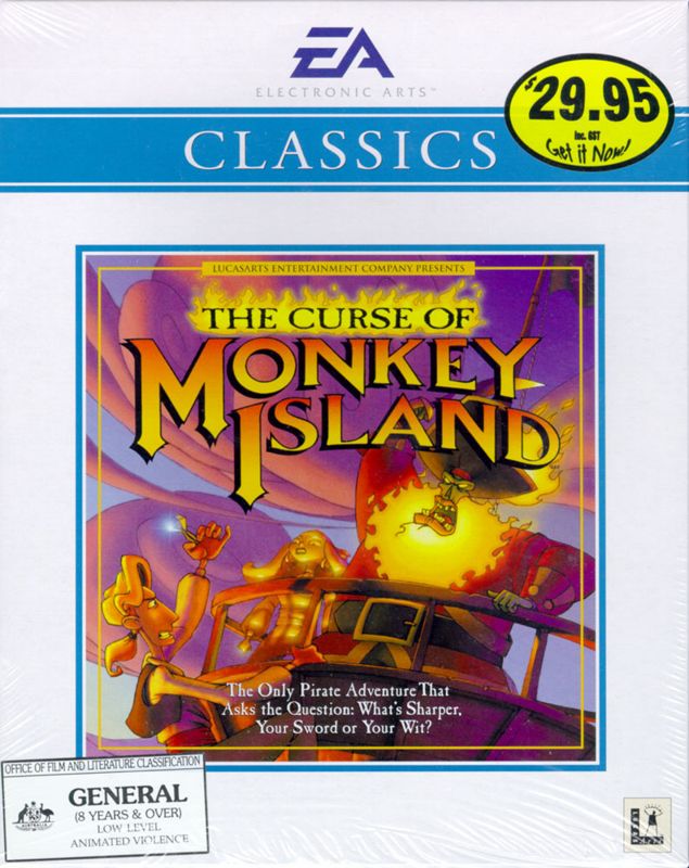 The Curse of Monkey Island cover or packaging material - MobyGames