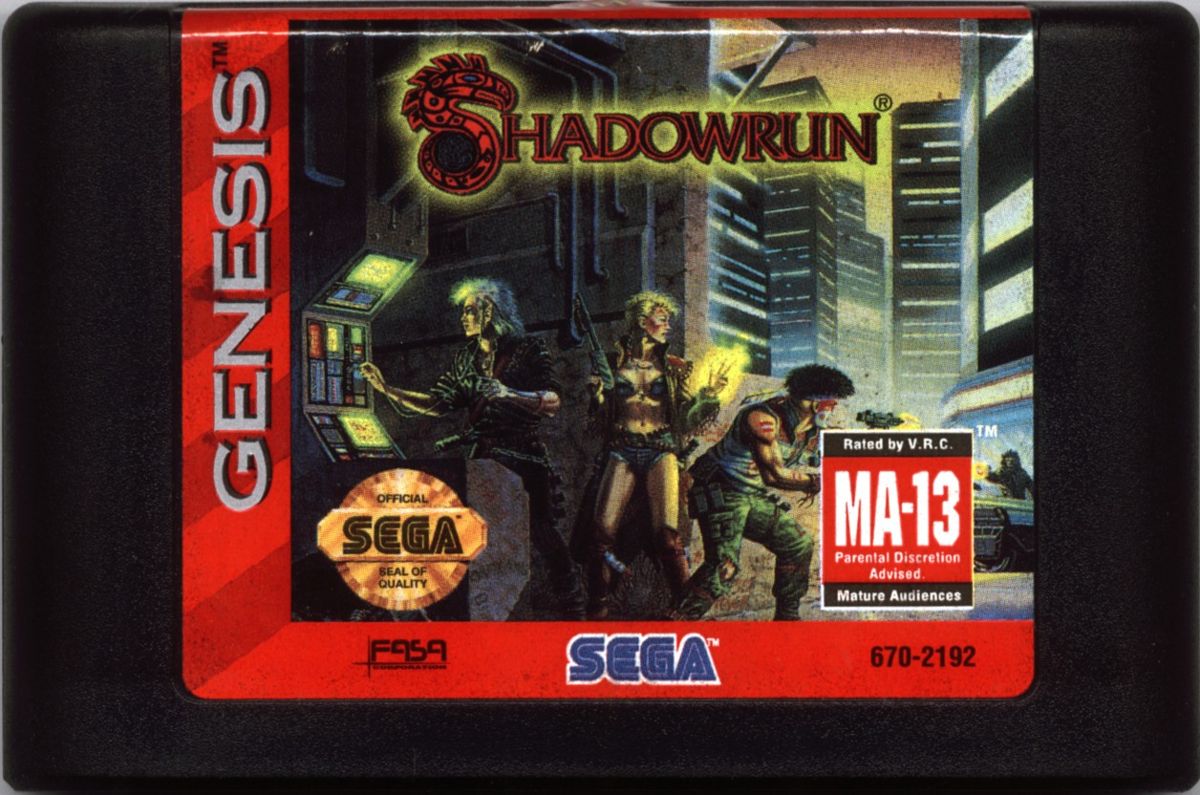 Shadowrun cover or packaging material - MobyGames