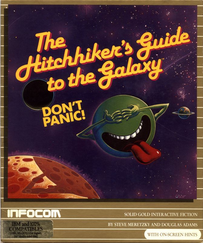 The Hitchhiker's Guide to the Galaxy cover or packaging material ...