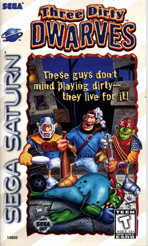 Three Dirty Dwarves cover or packaging material - MobyGames