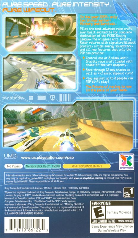 WipEout Pure cover or packaging material - MobyGames