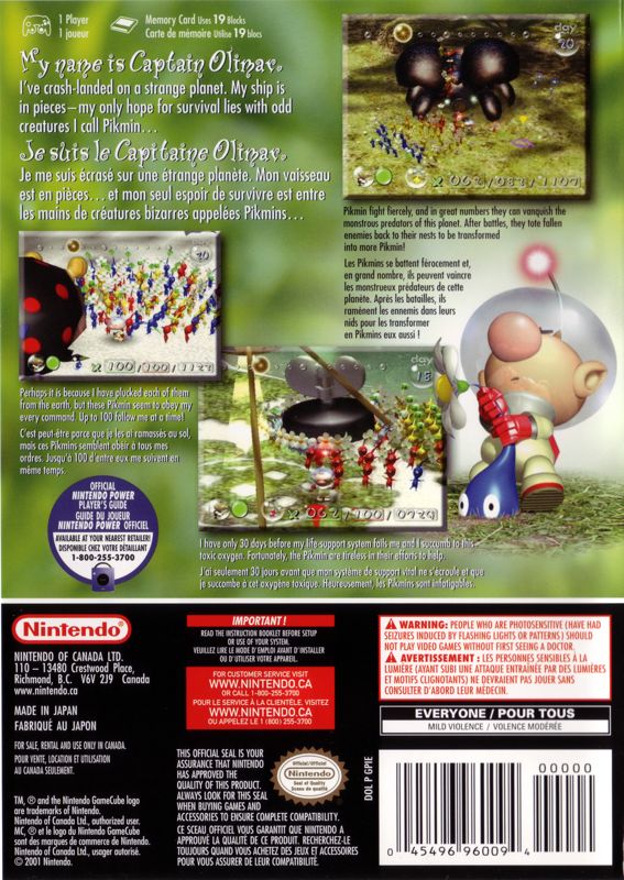 Pikmin cover or packaging material - MobyGames